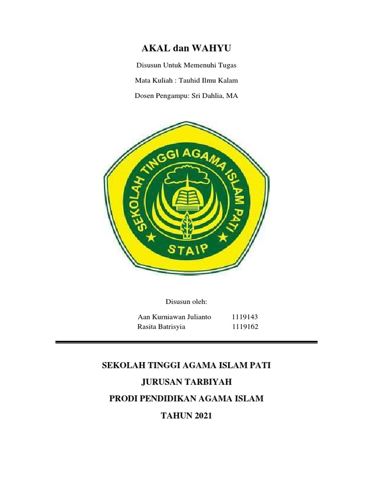 AKAL Dan WAHYU | PDF