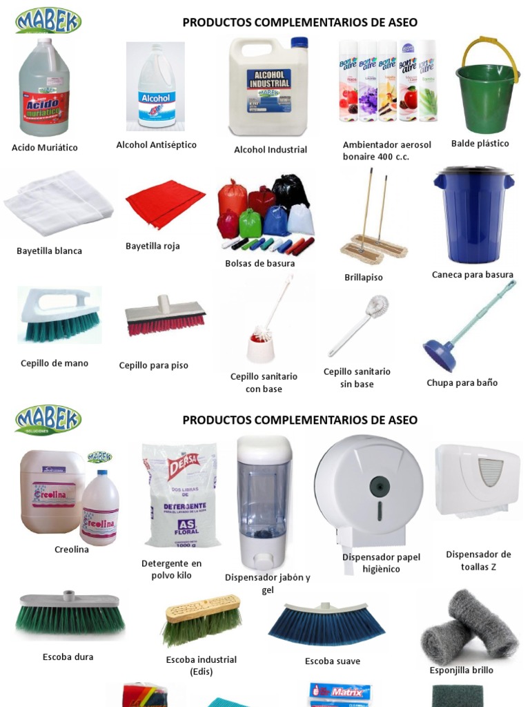 Productos Complementarios MABEK | PDF | Higiene | Inicio