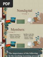 4 Digital and Non-Digital Learning Resources: Lesson | PDF | Teaching ...