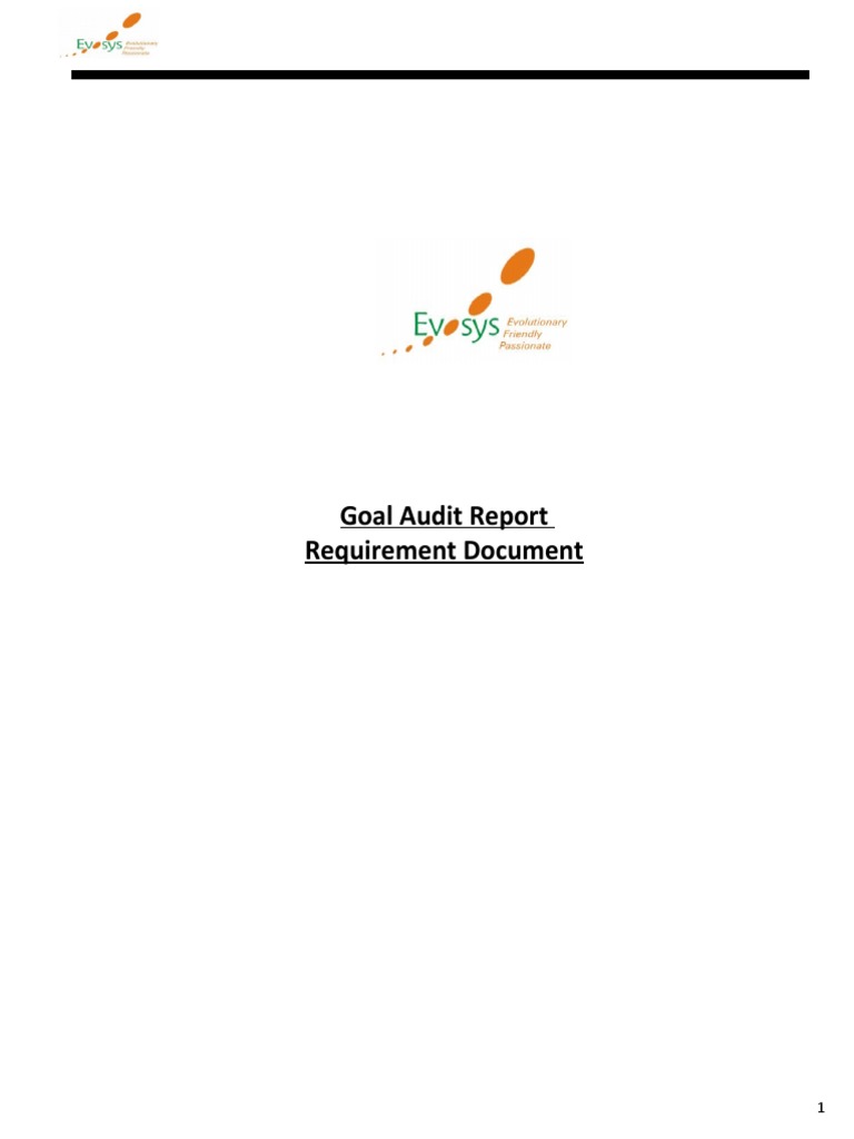 RD - Goal Audit Report V1.2 | PDF | Employment | Microsoft Excel
