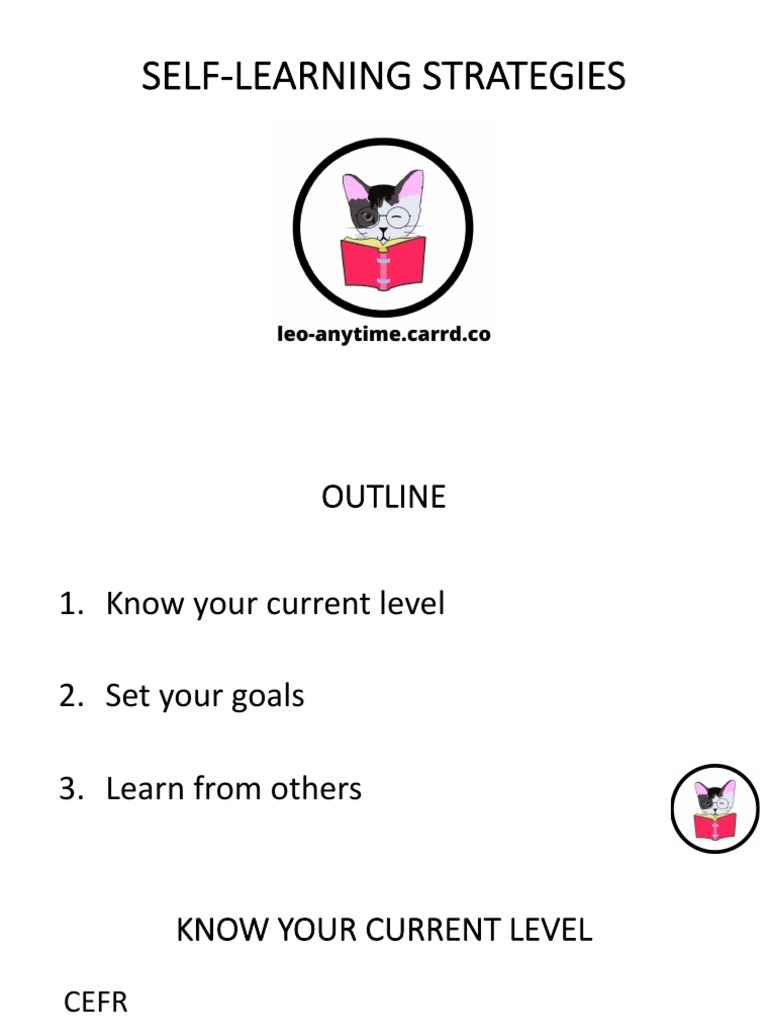 Self Learning Strategies | PDF | Test Of English As A Foreign Language ...