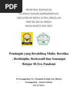 Contoh Laporan Pertanggungjawaban (LPJ) OSIS | PDF | Karier & Perkembangan