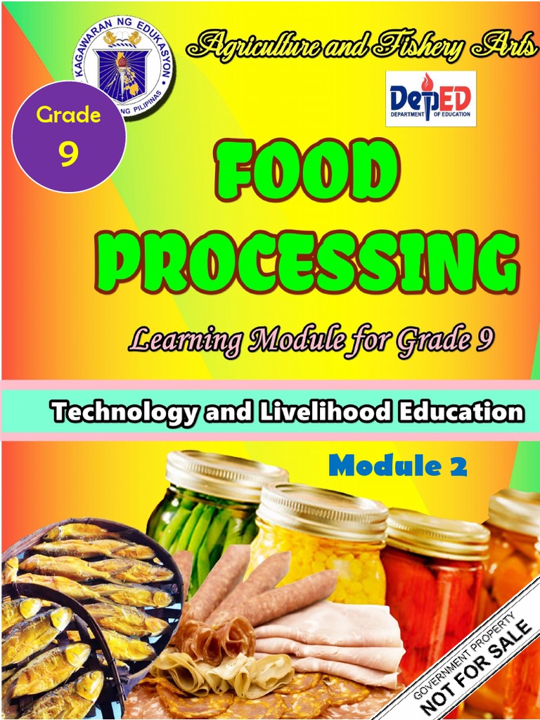 TLE 9 Food-Processing-G-9-EM-WEEK-2 | Download Free PDF | Marketing | Sales