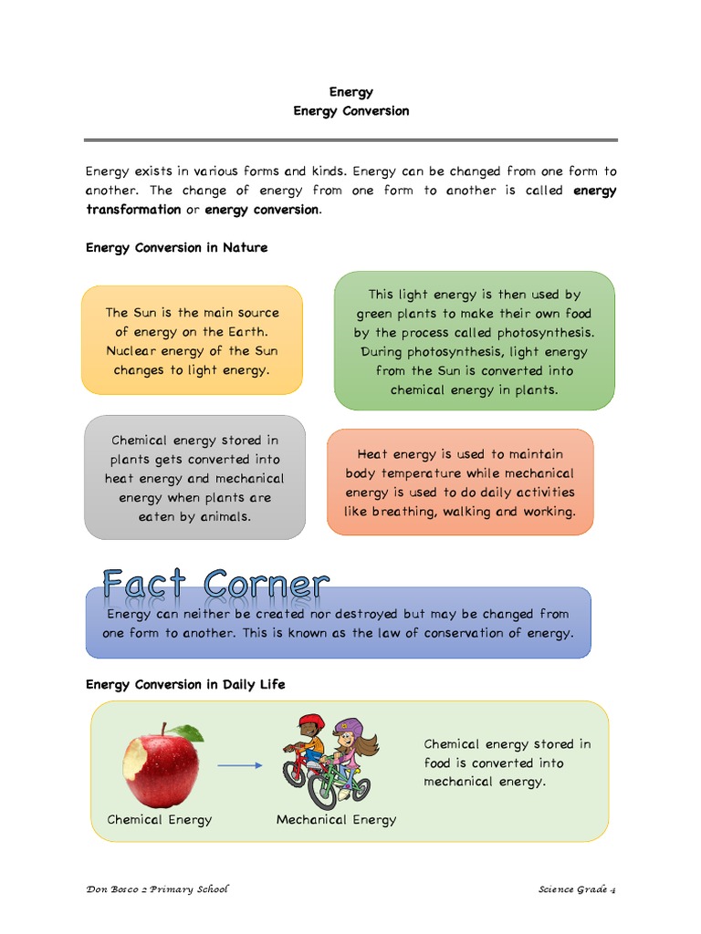 Energy - Energy Conversion | PDF | Sun | Metrology