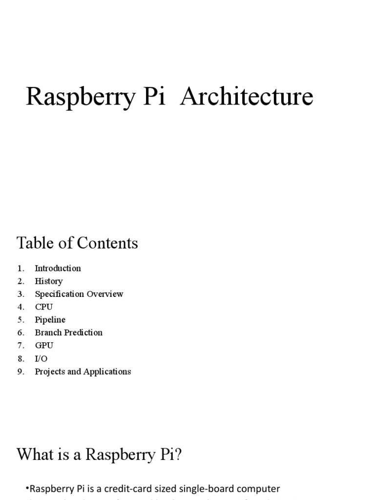 ES Lecture - Sept 29 Rpi Revisit | PDF | Raspberry Pi | Computer Architecture