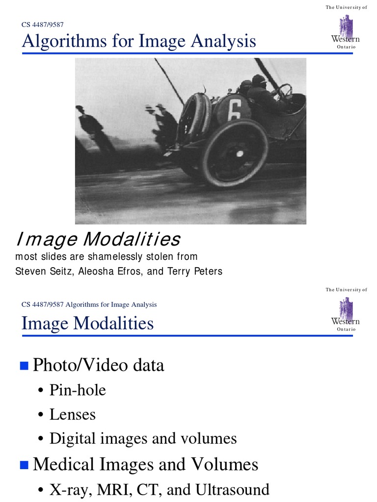 Algorithms For Image Analysis | Download Free PDF | Radiography ...