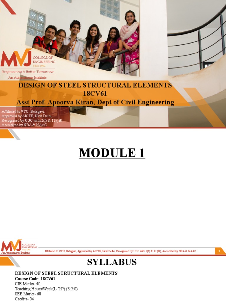 Design of Steel Structures-Module 1-2 | PDF | Bending | Strength Of ...