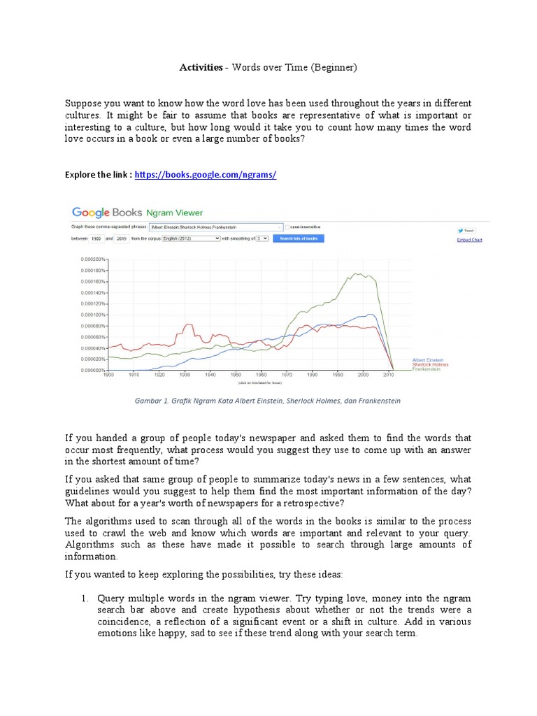 Activities Word Over Time | PDF | Algorithms | Data