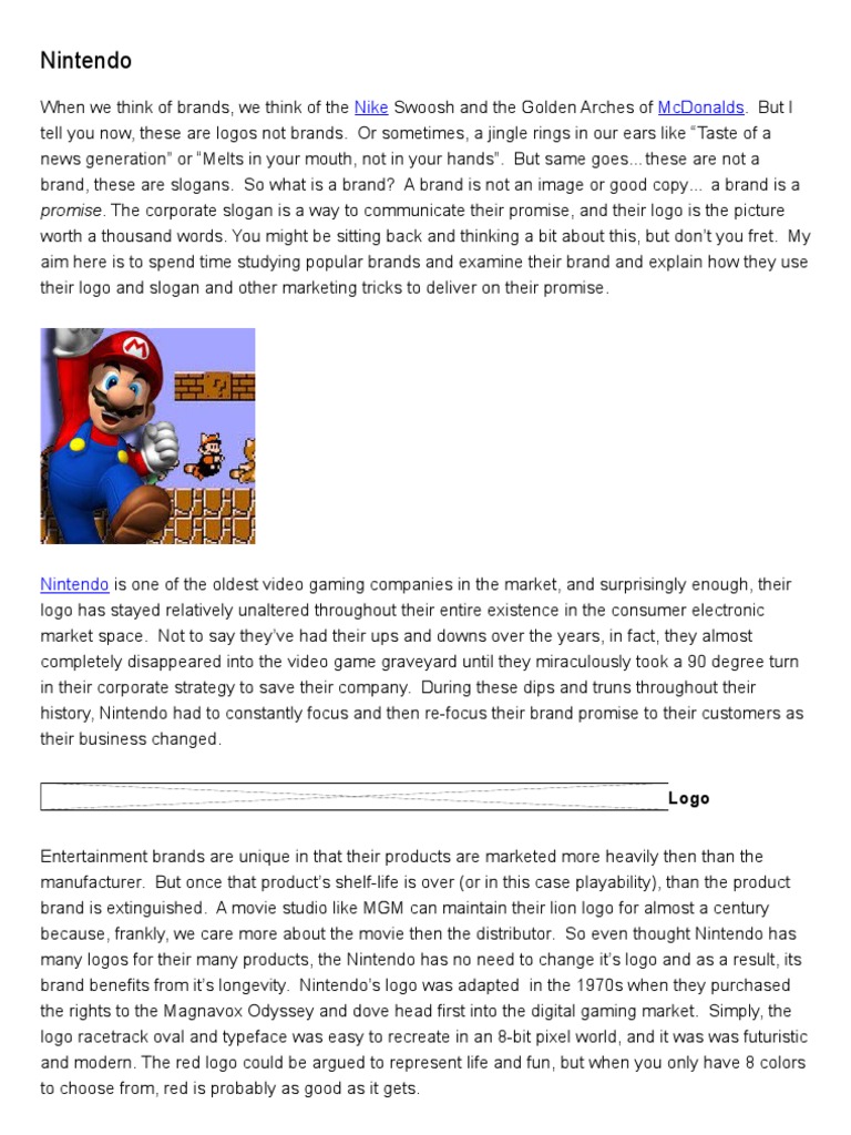 Nintendo | PDF | Video Game Consoles | Video Games