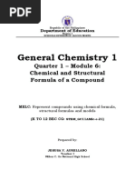 General Chemistry 2: Quarter 3 - Module 2.2 | PDF | Solution | Mole (Unit)