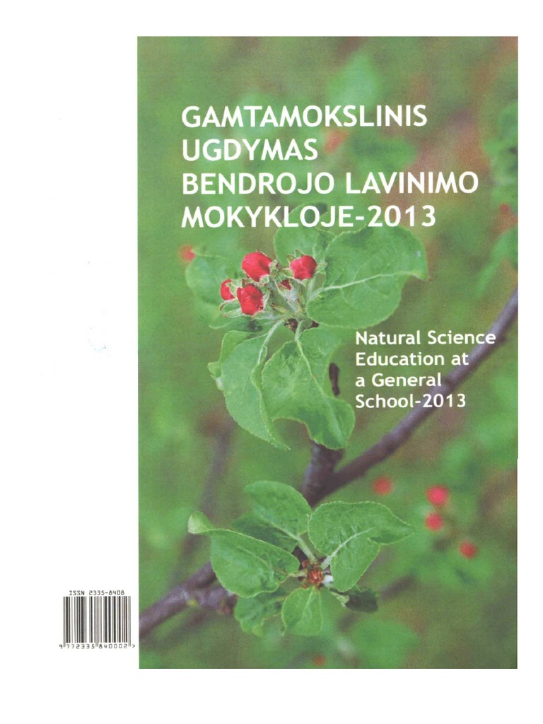 Natural Science Education at A General School-2013 | PDF