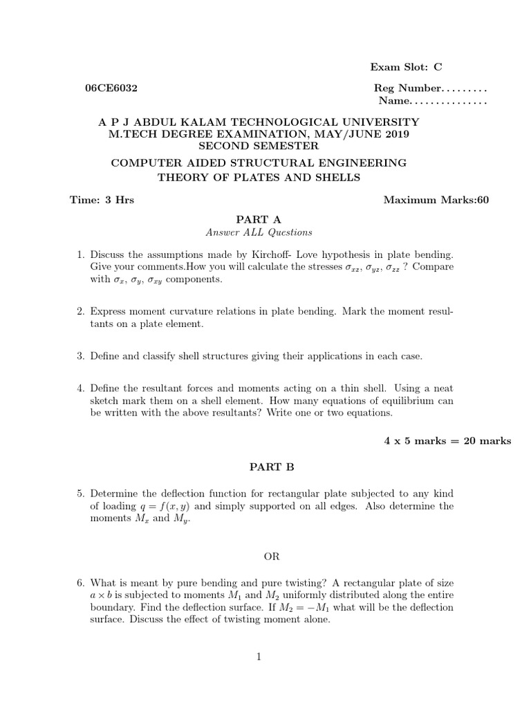 Theory of Plates and Shells | PDF | Bending | Stress (Mechanics)