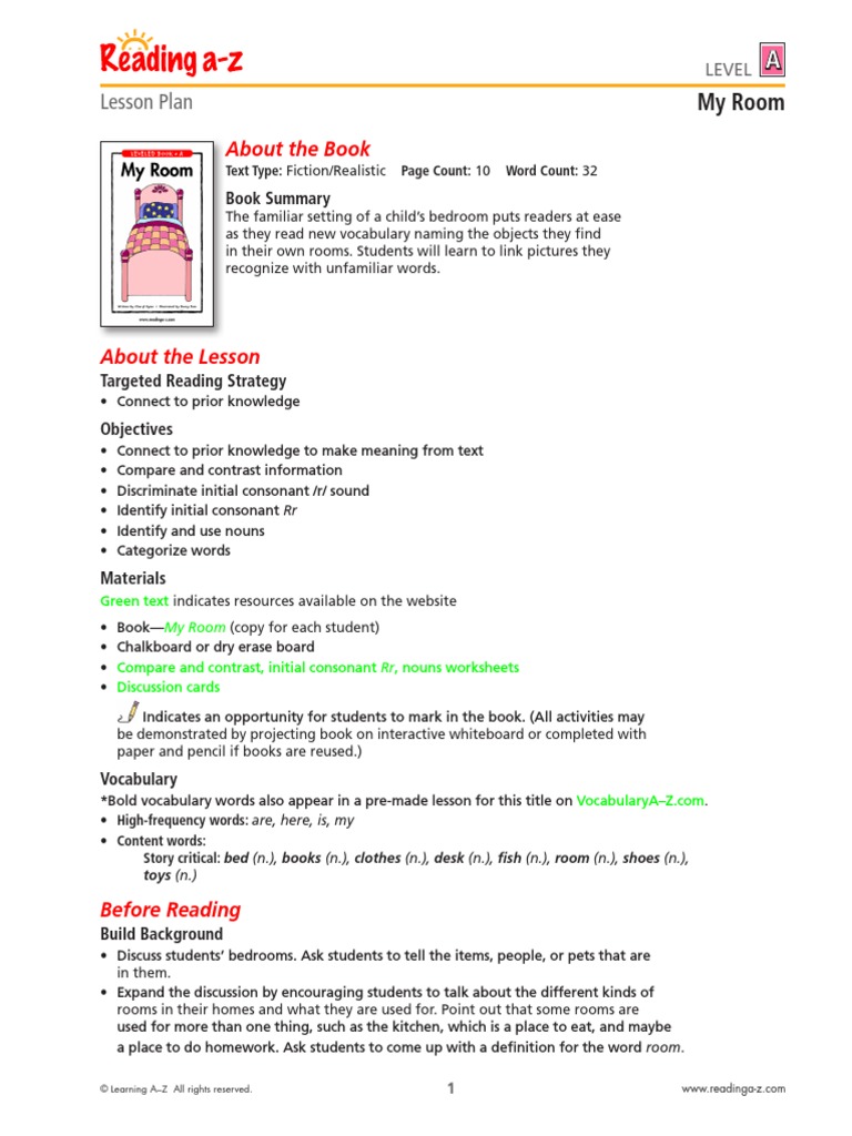 Lesson Plan: About The Book | PDF | Books | Reading Comprehension