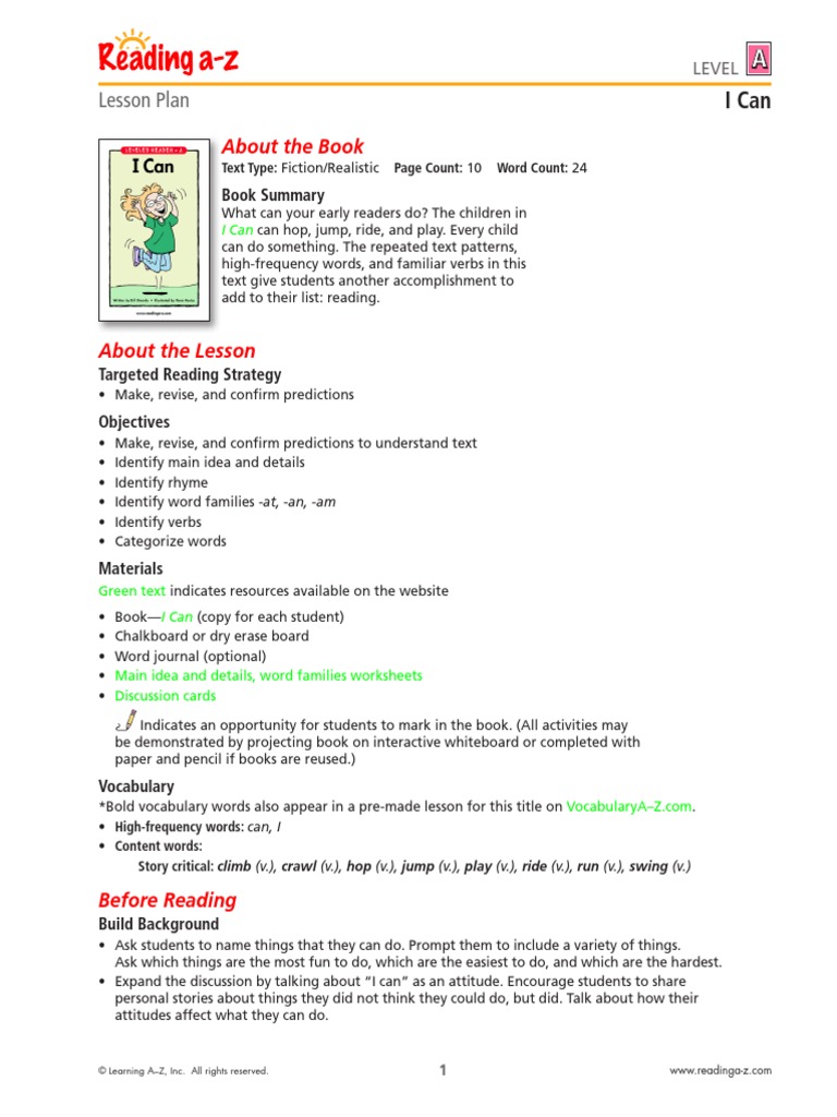 Lesson Plan: About The Book | PDF | Reading Comprehension | Books