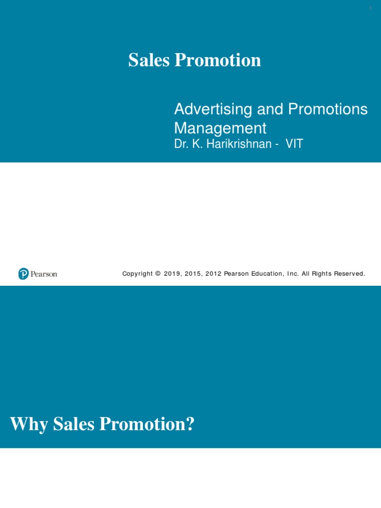 APM 10. 1 - Sales Promotion | PDF | Retail | Brand