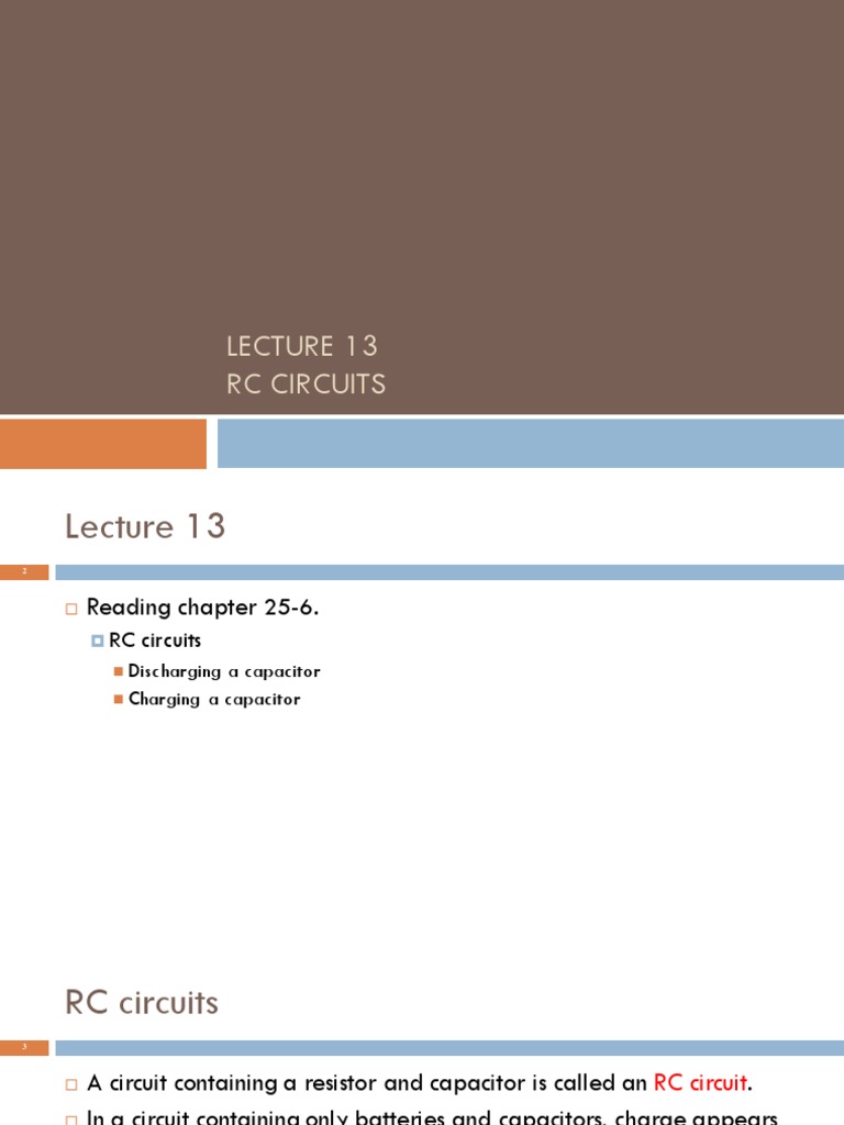 A Document | PDF | Capacitor | Electrical Network