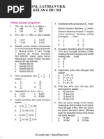 Soal Matematika SD Kelas 6 | PDF