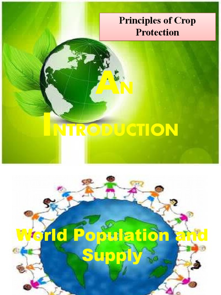 N Ntroduction: Principles of Crop Protection Principles of Crop ...