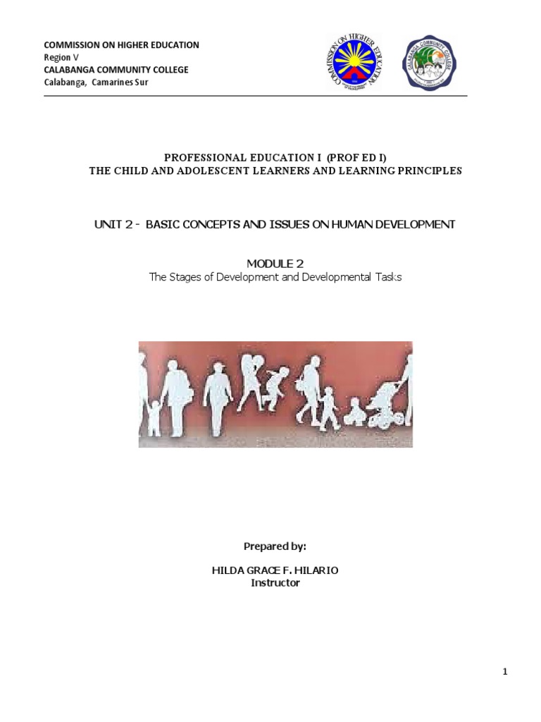 MODULE 2 Prof Ed Devt Stages and Tasks | PDF | Developmental Psychology | Adolescence
