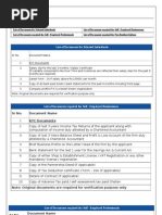 Joining Document Checklist | PDF