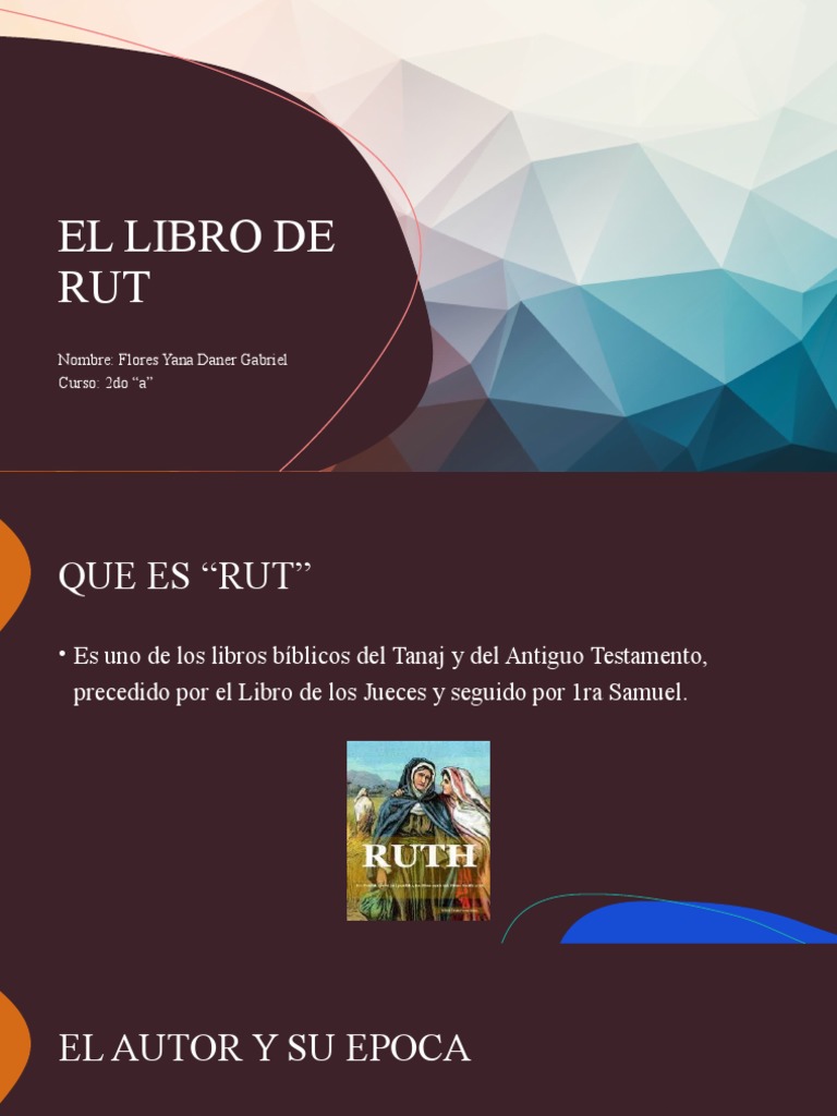 El Libro de Rut | PDF
