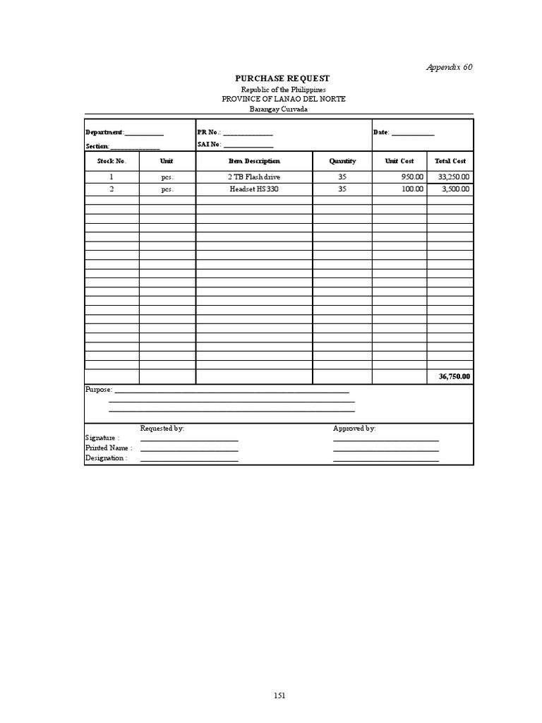 Appendix 60 PR | PDF