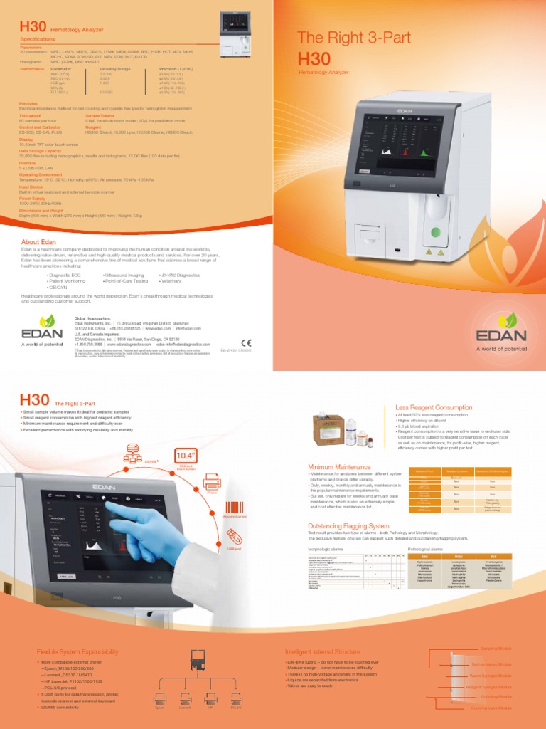h30 Edan | PDF | Syringe | Printer (Computing)