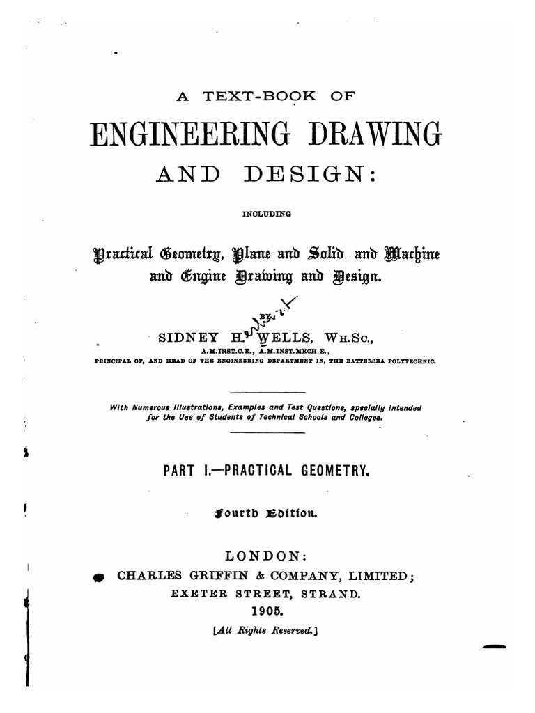 A Text-Book of Engineering Drawing and Design | PDF