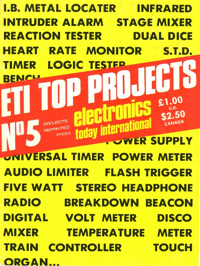 ETI-1977-Top Projects 5 | PDF | Amplifier | Loudspeaker