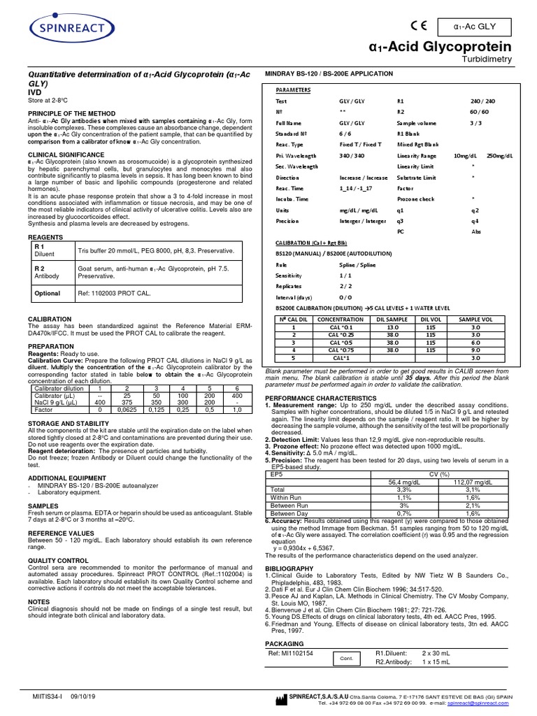MIITIS34_GLY_4+1_02-2019 | PDF | Magnesium | Sensitivity And Specificity