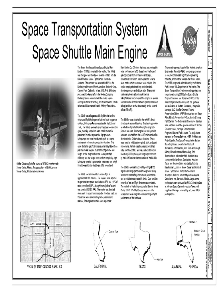 Space Shuttle Main Engine Drawings | PDF | Internal Combustion Engine ...