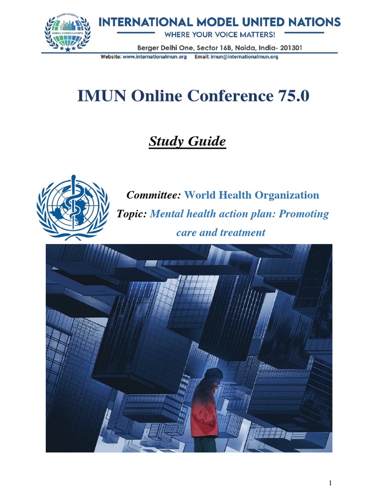 Study Guide - WHO - International MUN Online Conference 75.0 | PDF ...