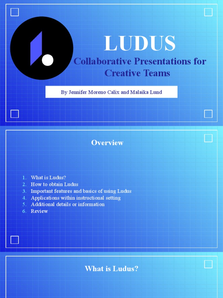 Ludus Collaborative Digital Tool Presentation | PDF | Multimedia ...