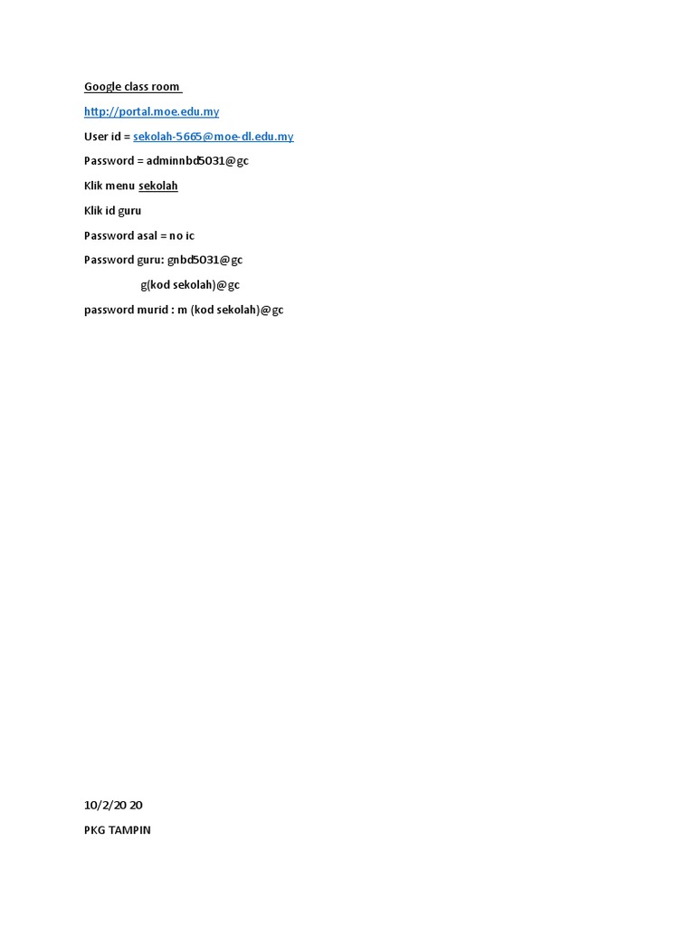 Google Class Room | PDF