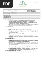 Medication Storage Inspection Checklist | PDF