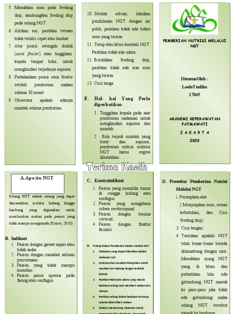 Leaflet NGT Ok | PDF