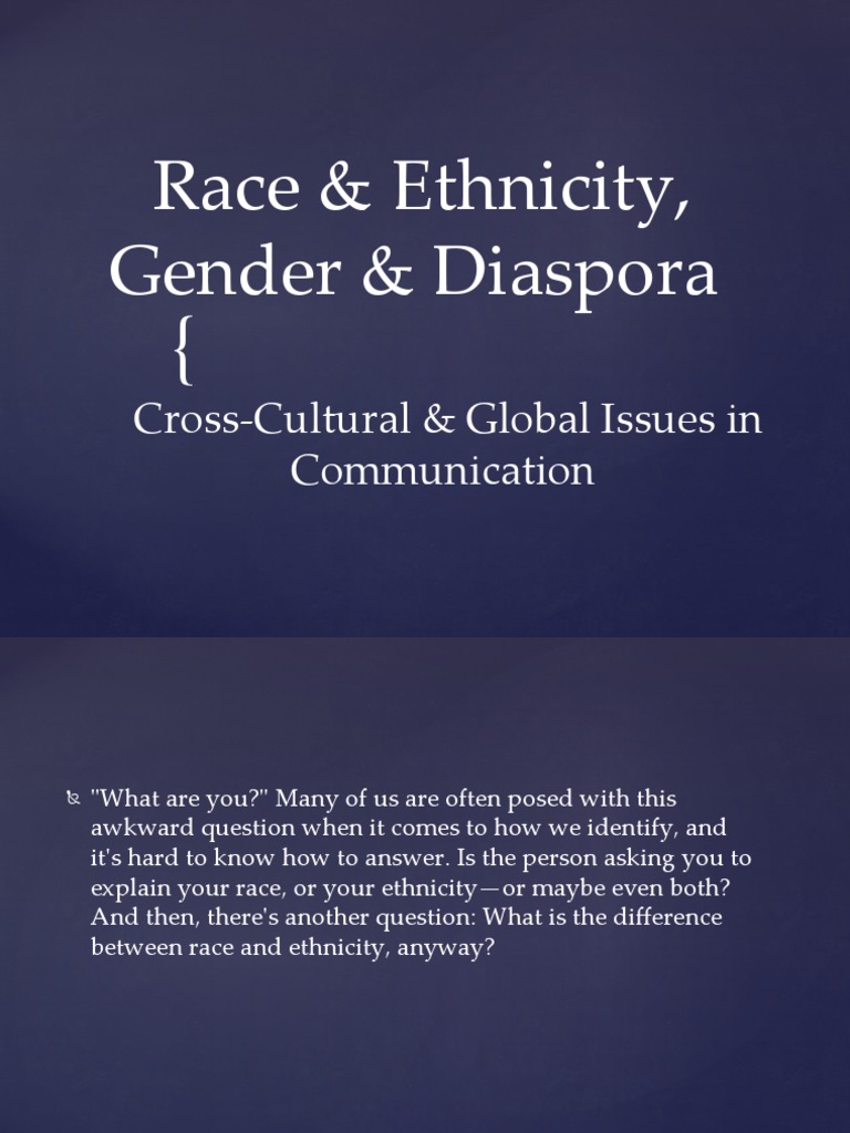 Race & Ethnicity | PDF | Race (Human Categorization) | Gender