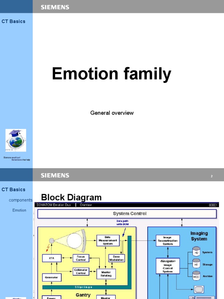 Somatom Emotion CT System Overview | PDF | Ct Scan | Vacuum Tube