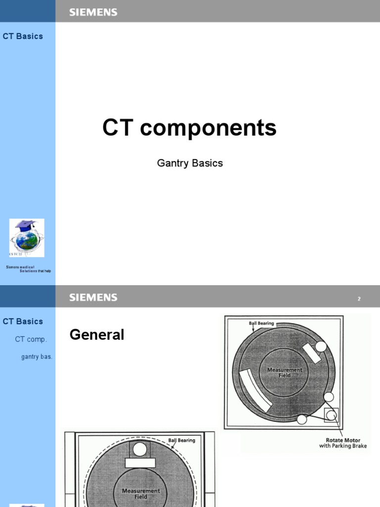 CT Components: Gantry Basics | PDF | Ct Scan | Electric Motor