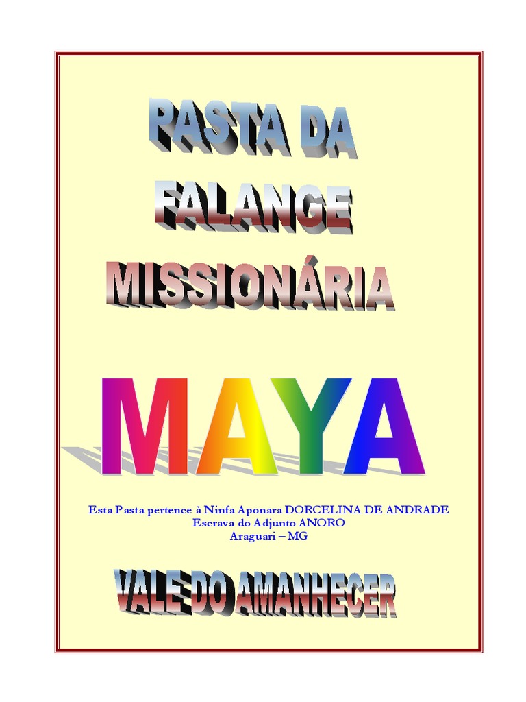 Manual Da Falange Maya | PDF