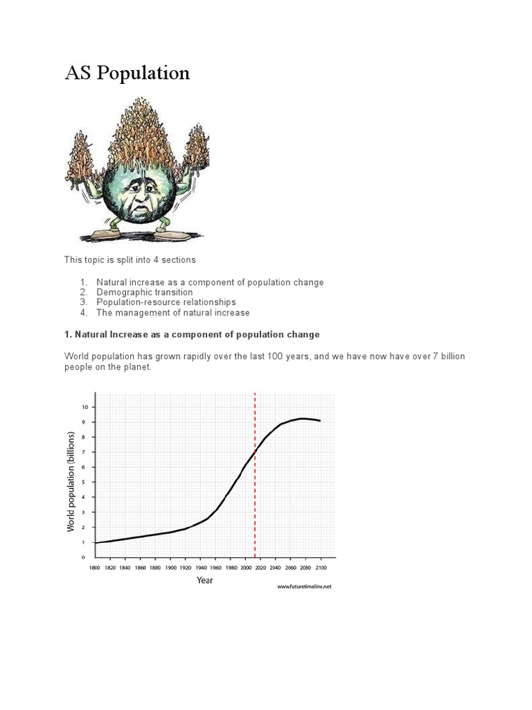 Natural Increase and Population Change | PDF | Ageing | Total Fertility ...
