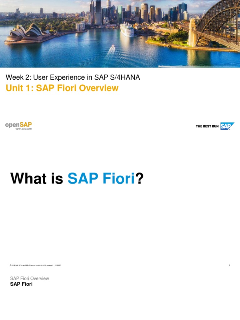 openSAP s4h14 Week 2 All Slides | PDF | World Wide Web | Internet & Web