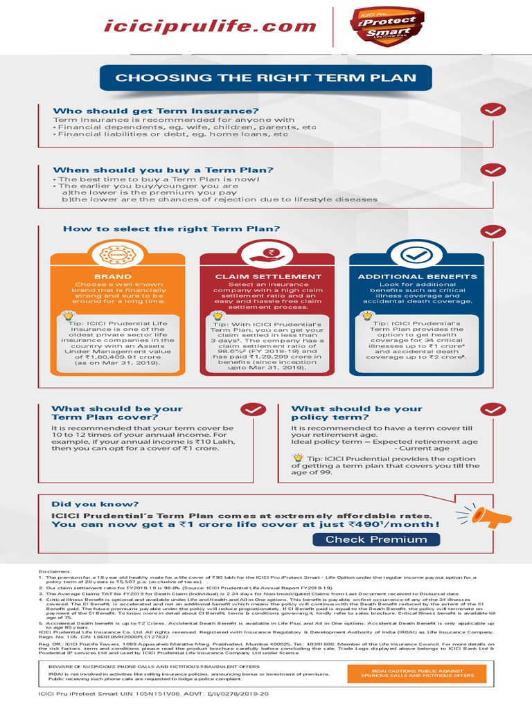 Choosing the Right Term Life Insurance Plan: Key Considerations for ...