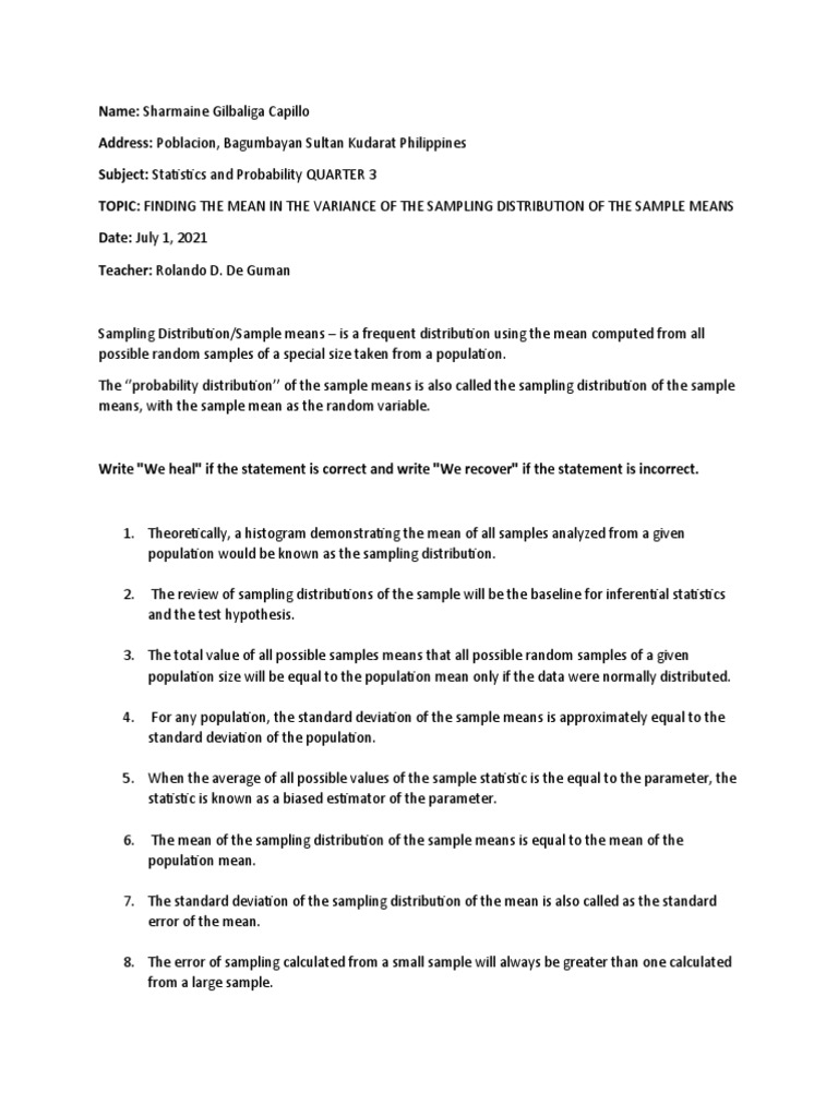 Als - Math - Finding The Mean in The Variance of The Sampling ...