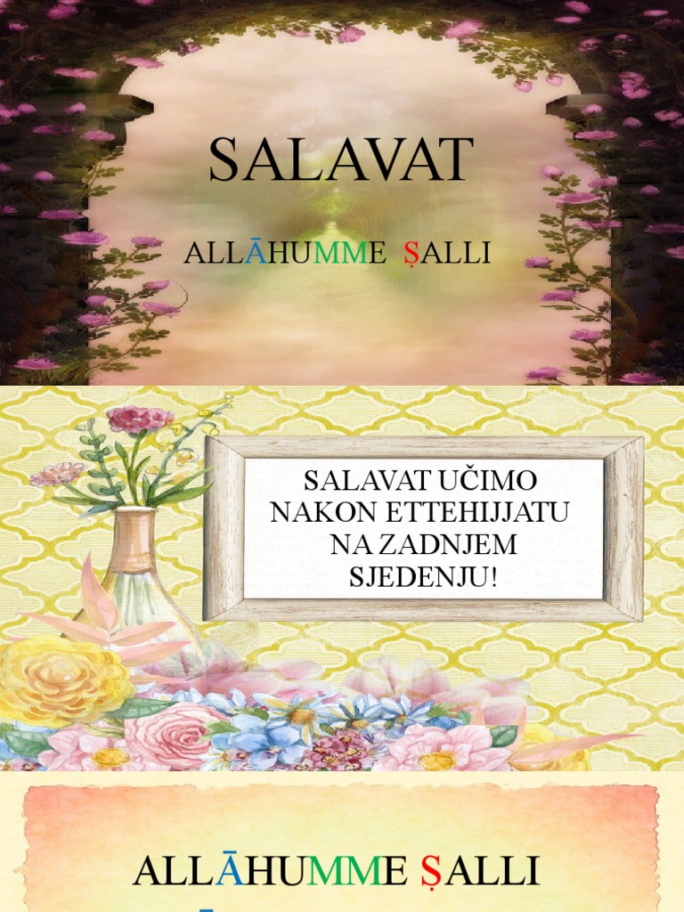 Salavat Allahumme Salli - Tekst | PDF