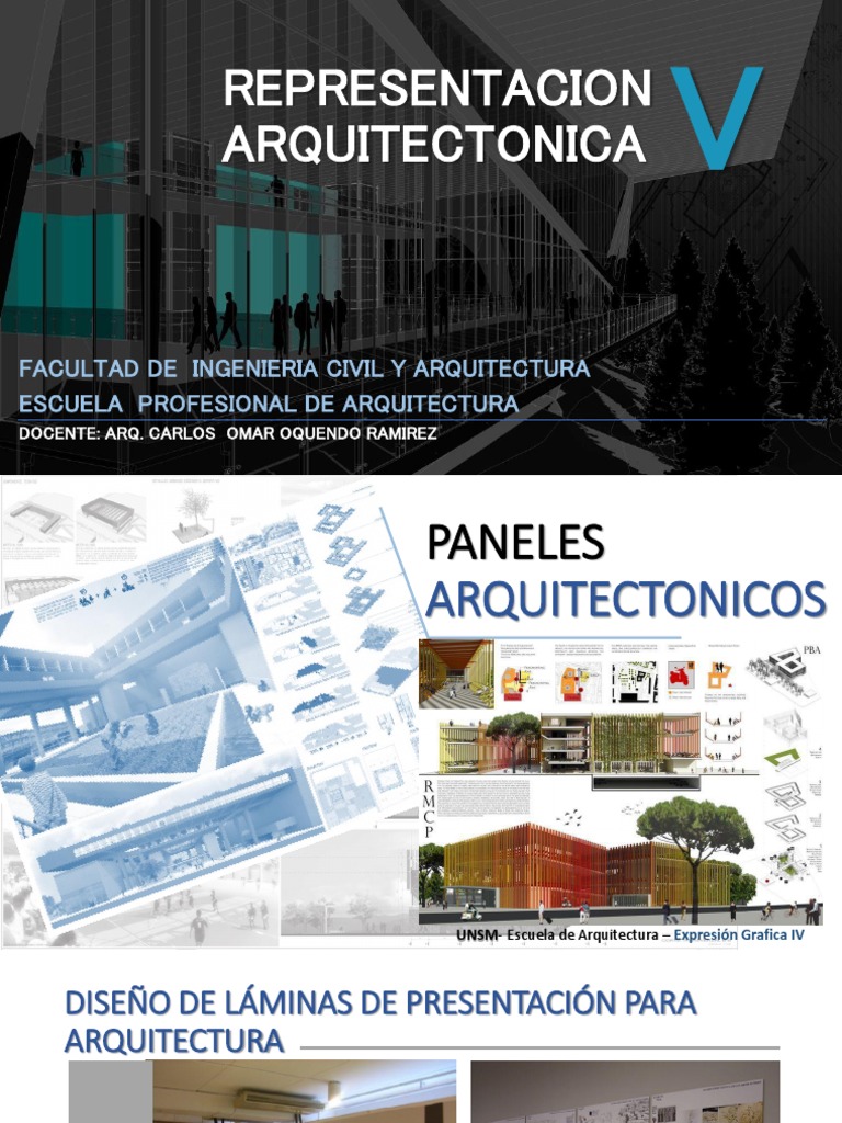 Diseño de Láminas de Presentación Arquitectónica | PDF | Imagen | Color