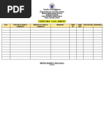 Generator Log Sheet Template-50758 | PDF | Technology & Engineering