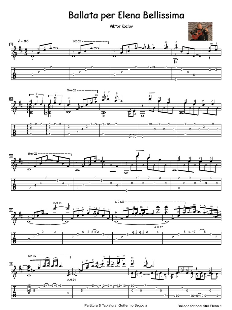 Ballata Per Elena Bellissima: Viktor Kozlov | PDF