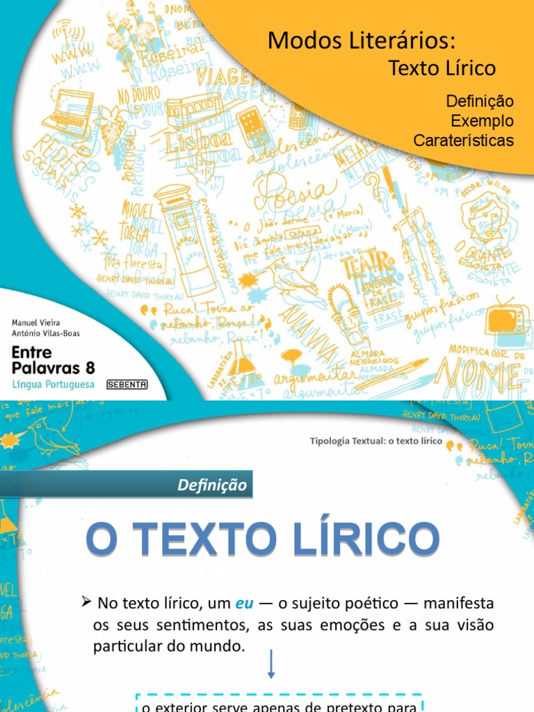 O texto lírico: definição, exemplo e características | PDF | Poesia ...