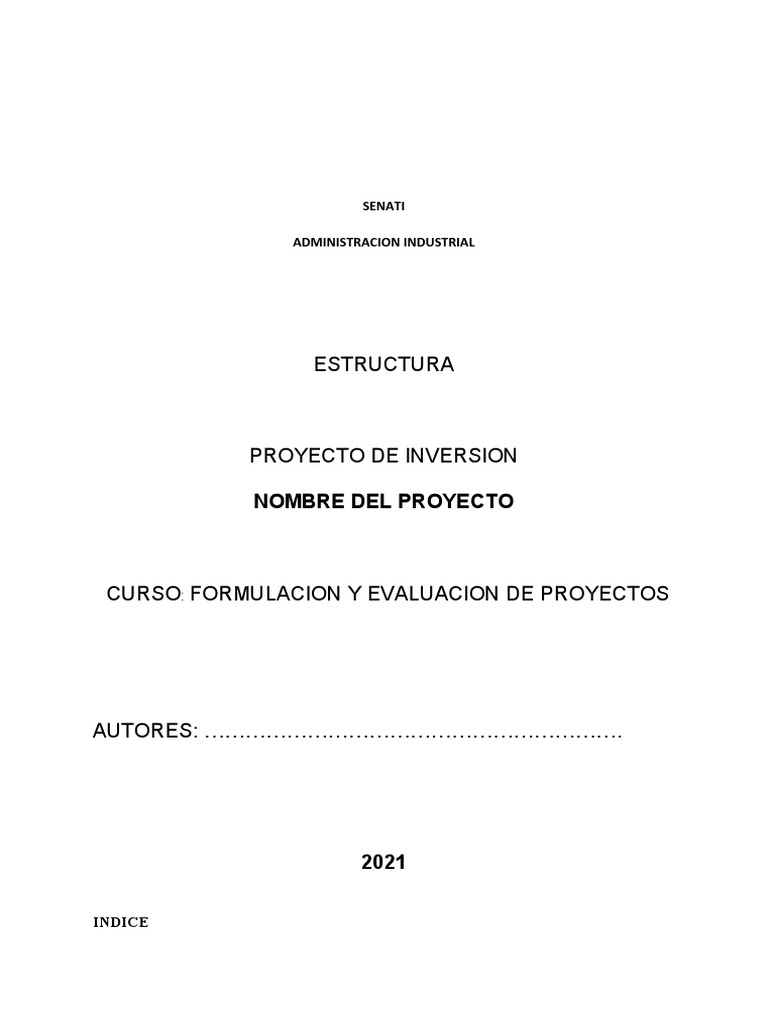 AVANCE Proyecto de Inversion | PDF | Elasticidad (economía) | Demanda